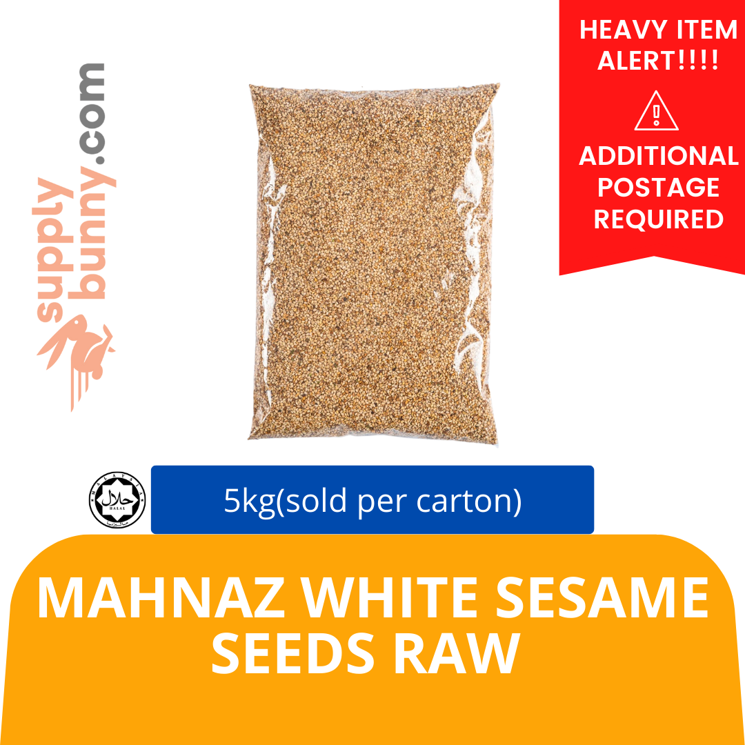 Mahnaz White Sesame Seeds Raw 5kg (sold per carton) — HORECA Suppliers ...