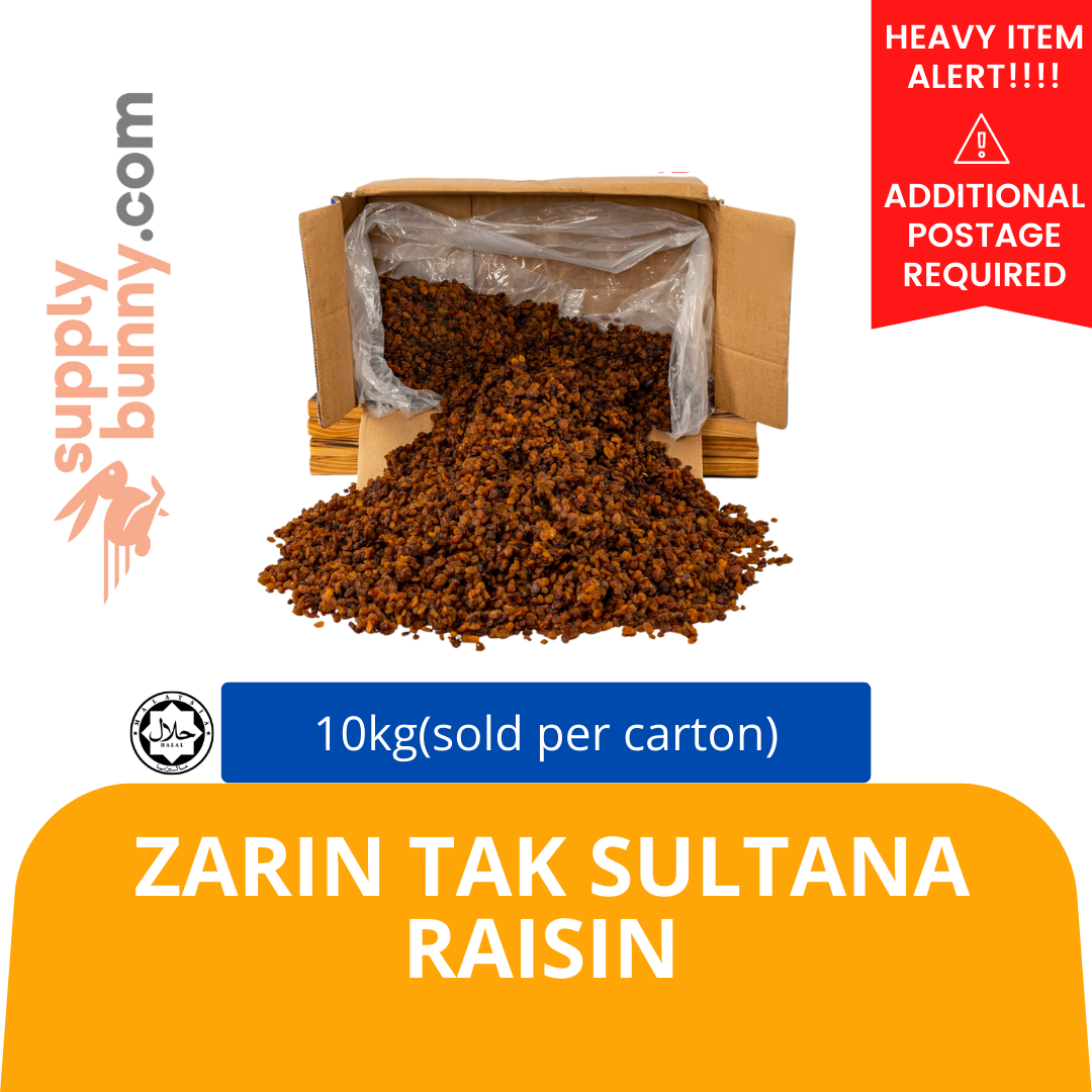 Zarin Tak Sultana Raisin 10kg (sold per carton) — HORECA Suppliers ...