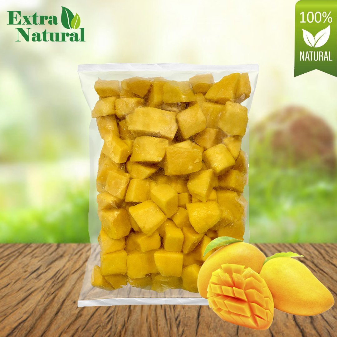 [Extra Natural] Frozen Waterlily Mango Dice 500g/pack (sold per pack ...