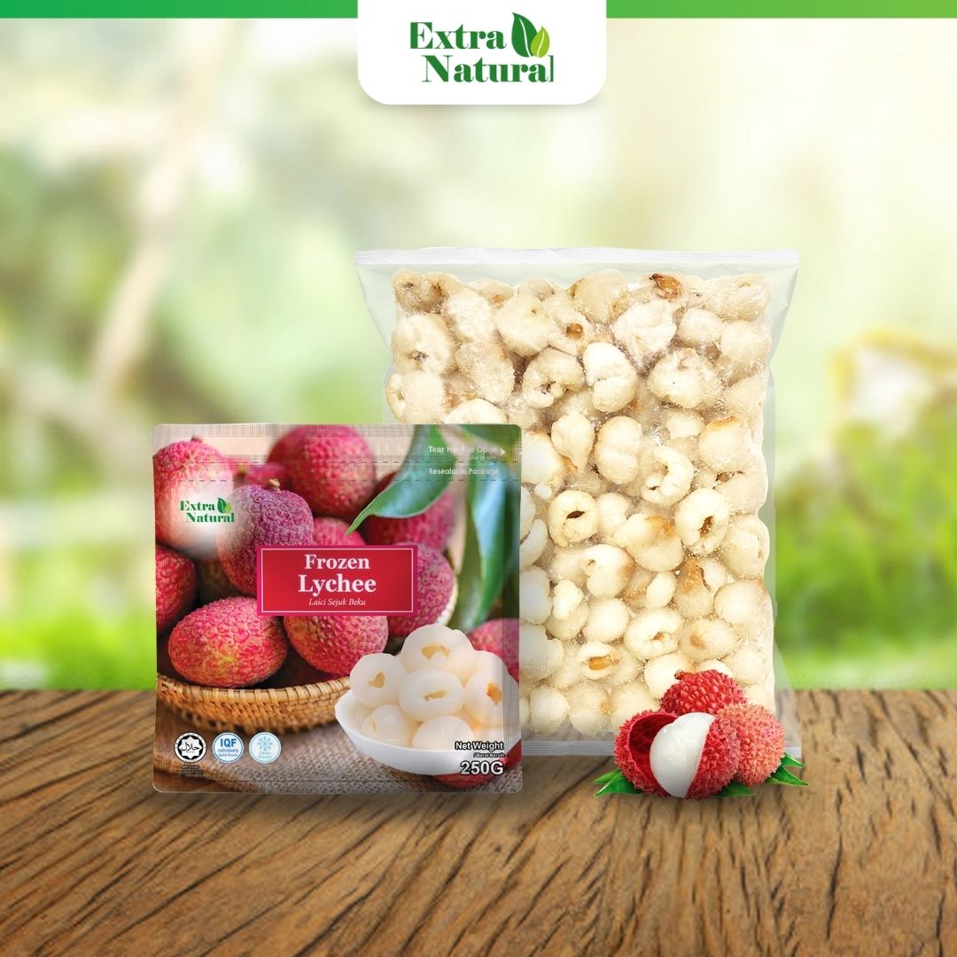 [Extra Natural] Frozen IQF Lychee Seedless 1kg/pack (sold per pack) — HORECA Suppliers | Supplybunny