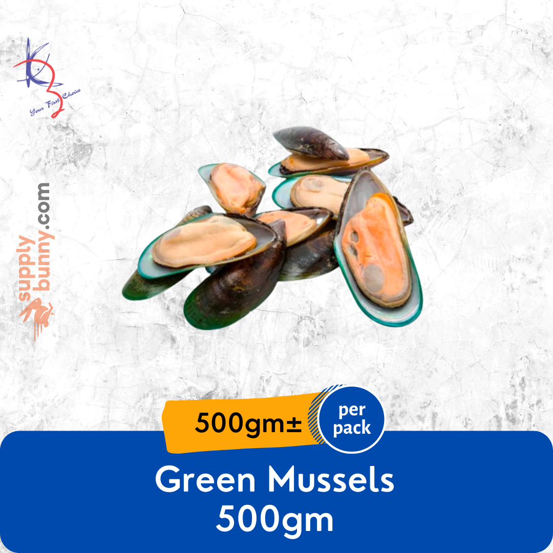 Greenshell Mussel 500g (sold per box) — HORECA Suppliers | Supplybunny