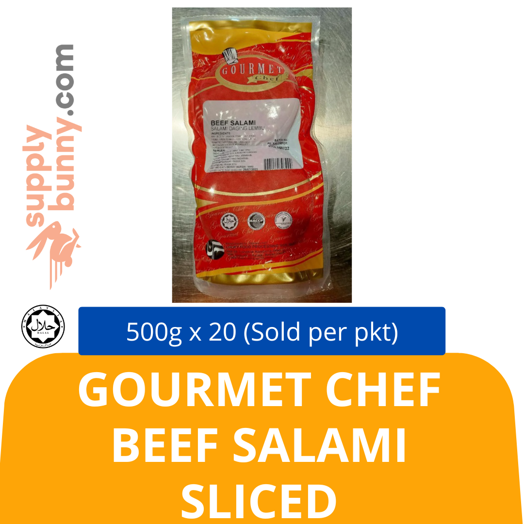 Gourmet Chef Beef Salami Sliced 500g x 20pkt (Sold per pkt) — HORECA ...