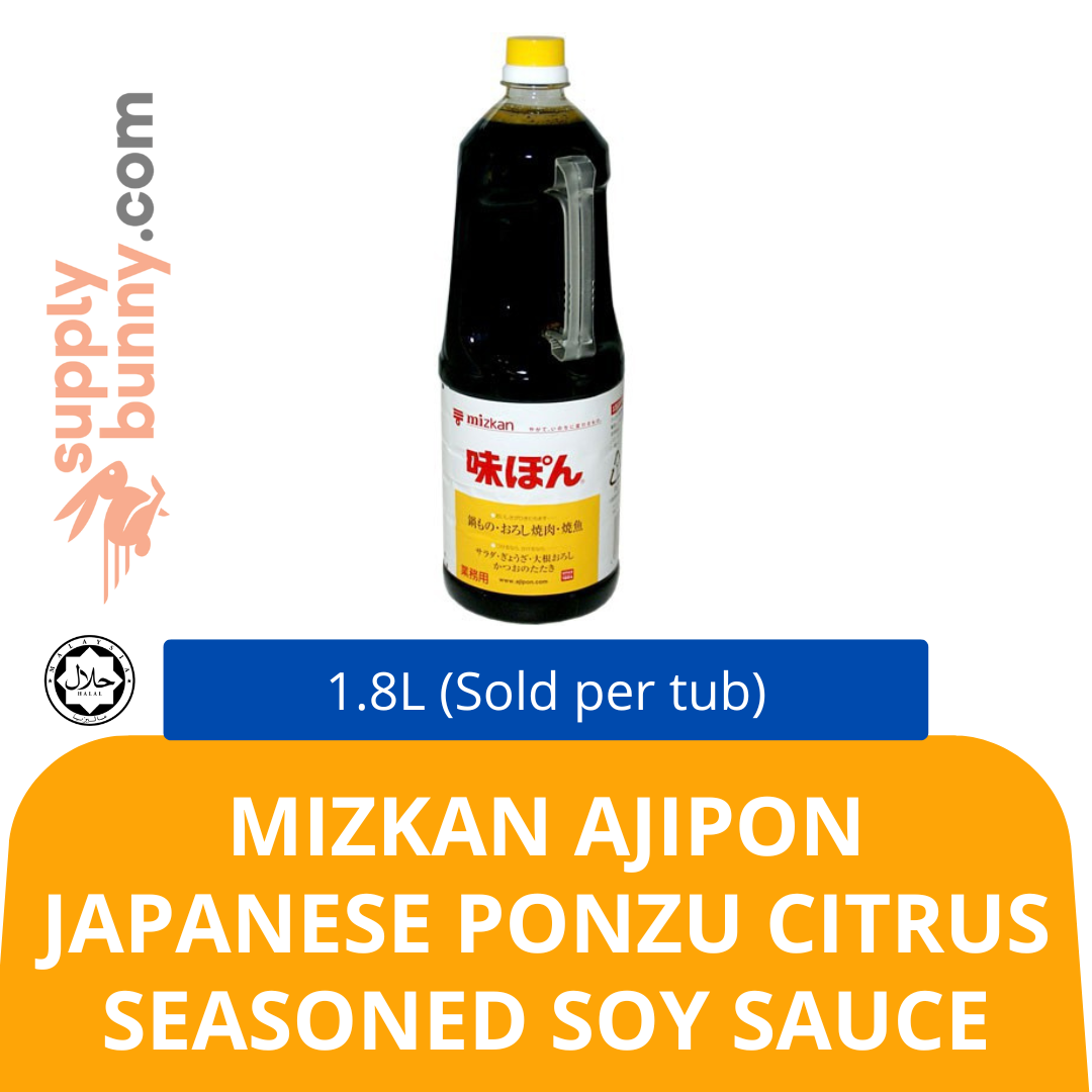 Mizkan Ajipon Japanese Ponzu Citrus Seasoned Soy Sauce 1.8L (Sold per tub) — HORECA Suppliers ...