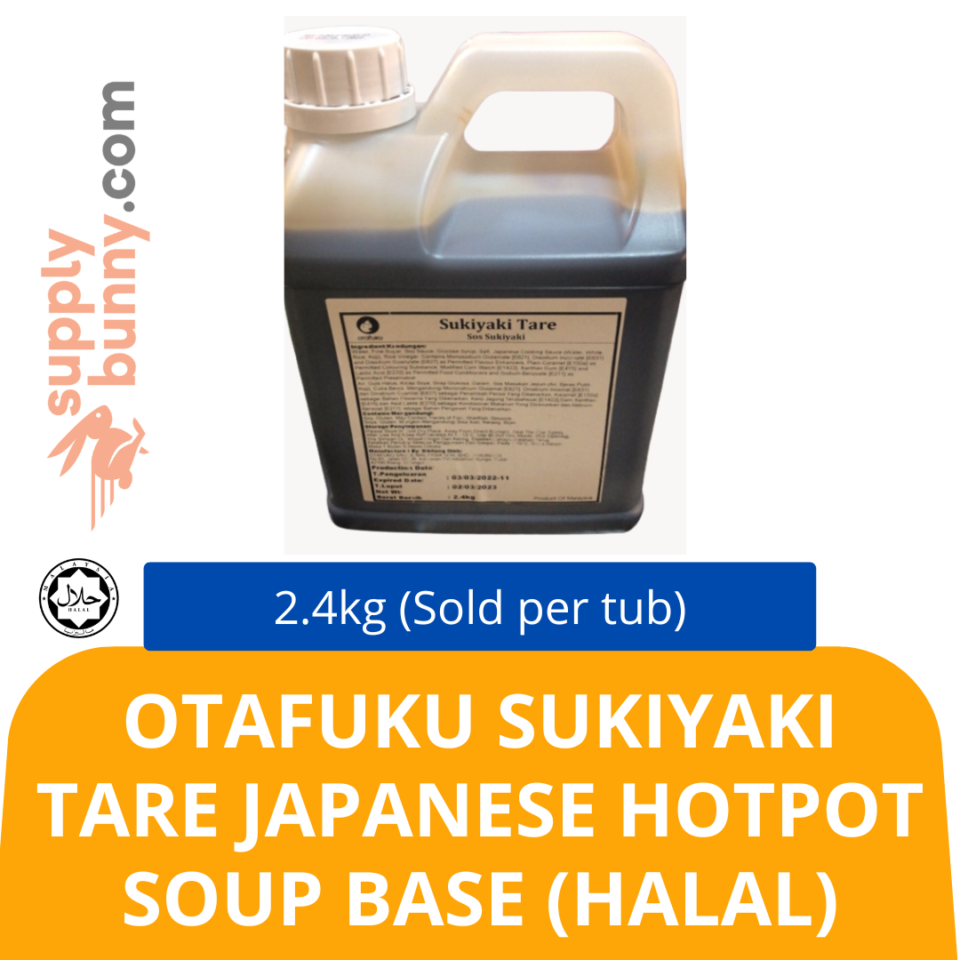 Otafuku Sukiyaki Tare Japanese Hotpot Soup Base 2.4kg (Halal) (Sold per ...