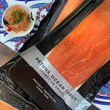Pre-sliced Smoked Ocean Trout Fillet 200g (sold per pack) — HORECA ...
