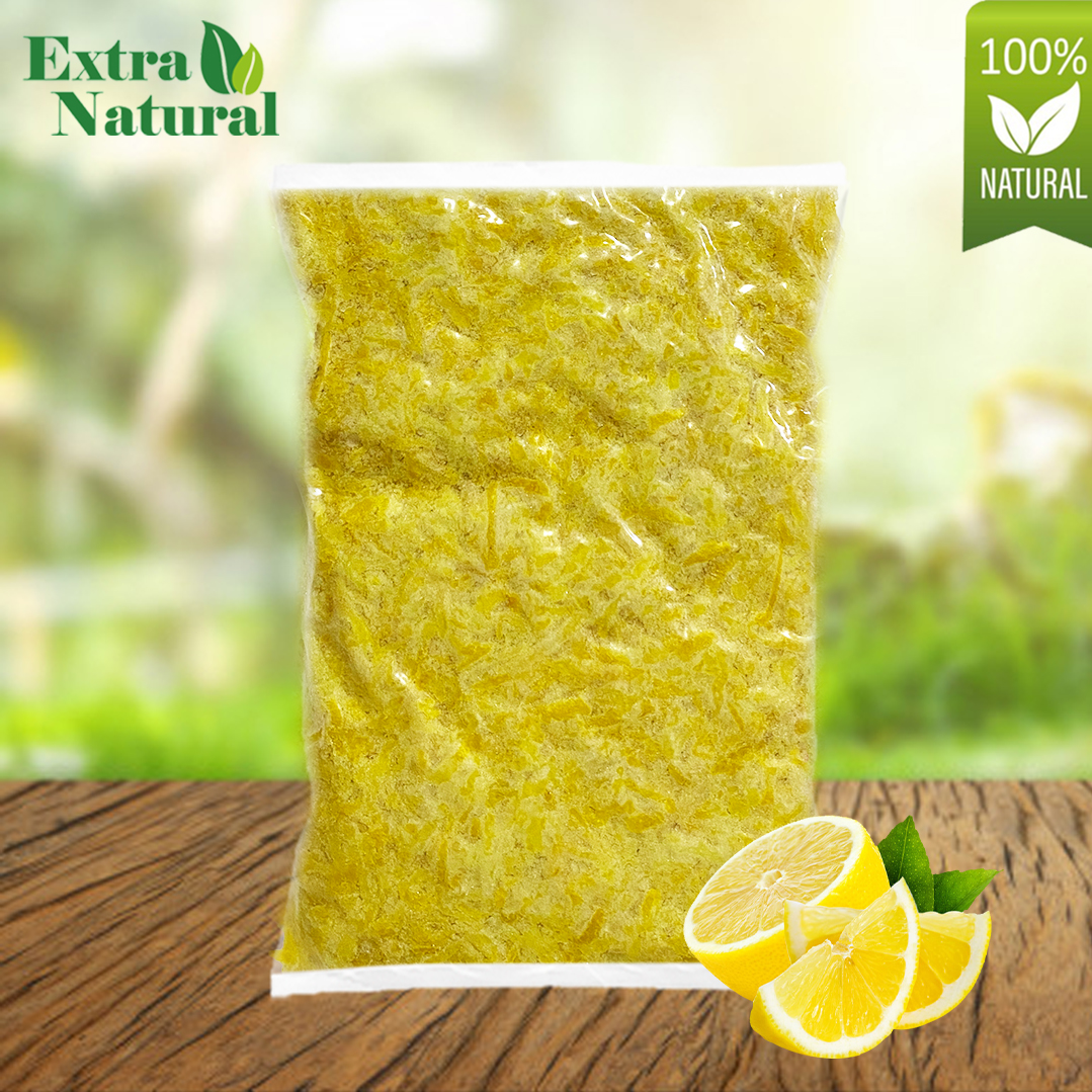 [Extra Natural] Frozen Grated Lemon Zest 200g/pack (30 packs per carton ...