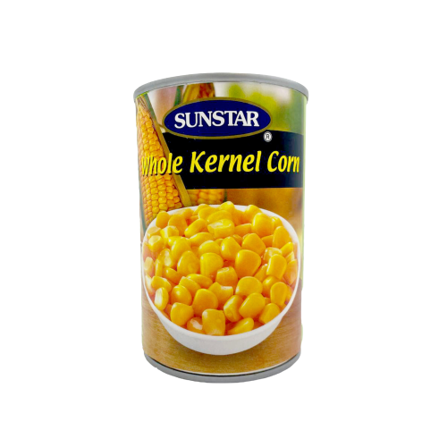 SUNSTAR WHOLE KERNEL CORN 425G X 24TINS — HORECA Suppliers | Supplybunny