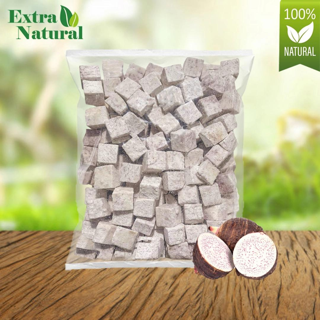 [Extra Natural] Frozen Taro Cube 20mm x 20mm, 1kg/pack (sold per pack) — HORECA Suppliers ...
