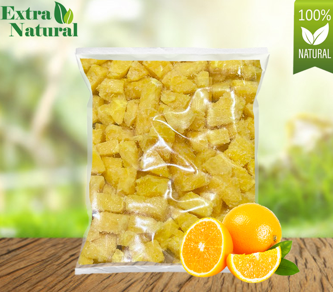 [Extra Natural] Frozen Orange Navel Chunk 500g/pack (sold per pack) — HORECA Suppliers | Supplybunny