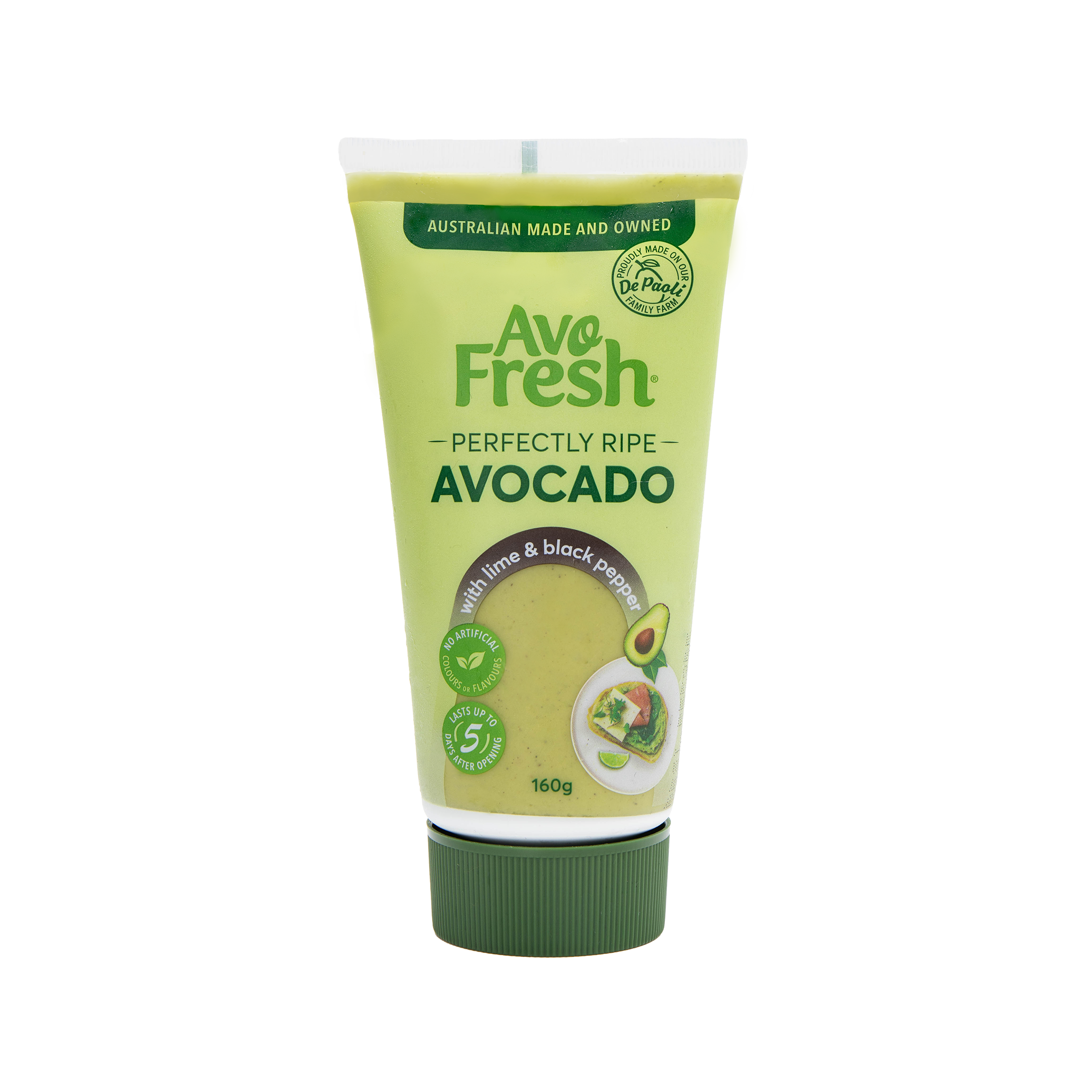 AvoFresh (160G/Tube) Ready-To-Eat Australian Avocado - Lime & Black ...