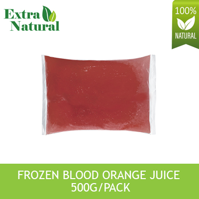[Extra Natural] Frozen Blood Orange Juice 500g/pack (20 packs per ...
