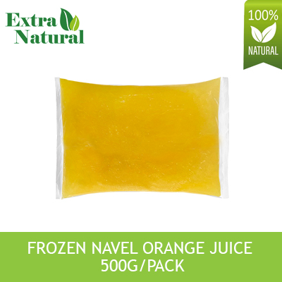 [Extra Natural] Frozen Navel Orange Juice 500g/pack (sold per pack) — HORECA Suppliers | Supplybunny
