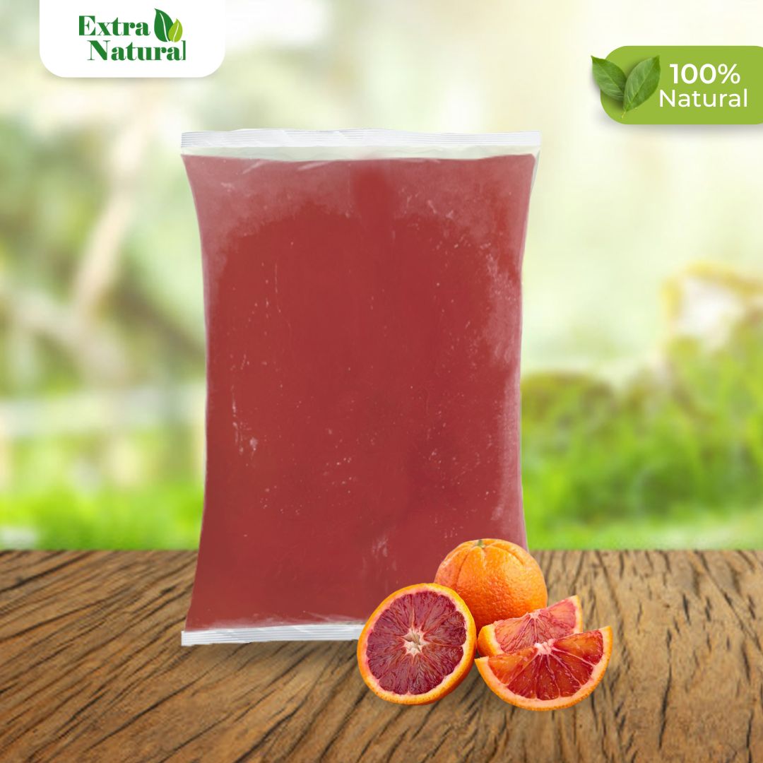 [Extra Natural] Frozen Blood Orange Juice 1kg/pack (10 packs per carton ...